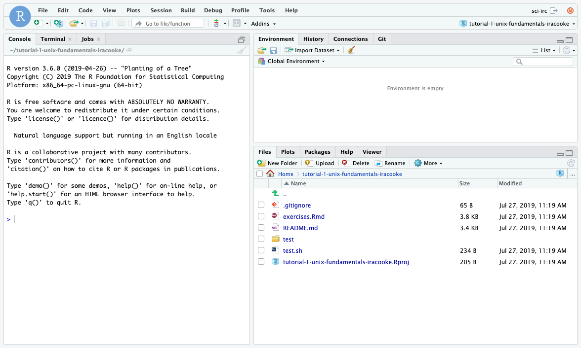 Guide to Tutorial 1 : Unix Fundamentals | BC3203